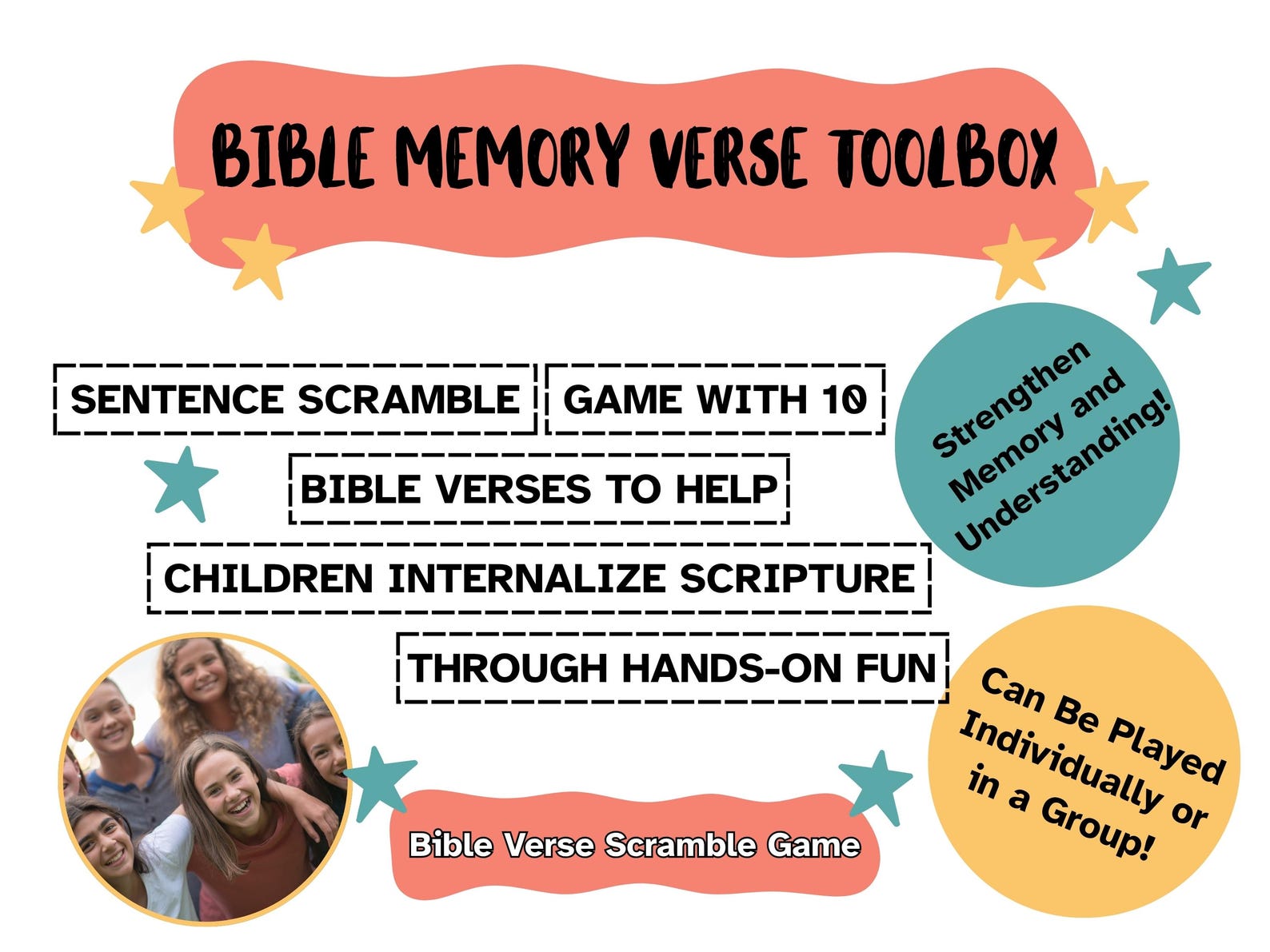 Bible Memory Verse Toolbox: Sunday School Learning Activities ...