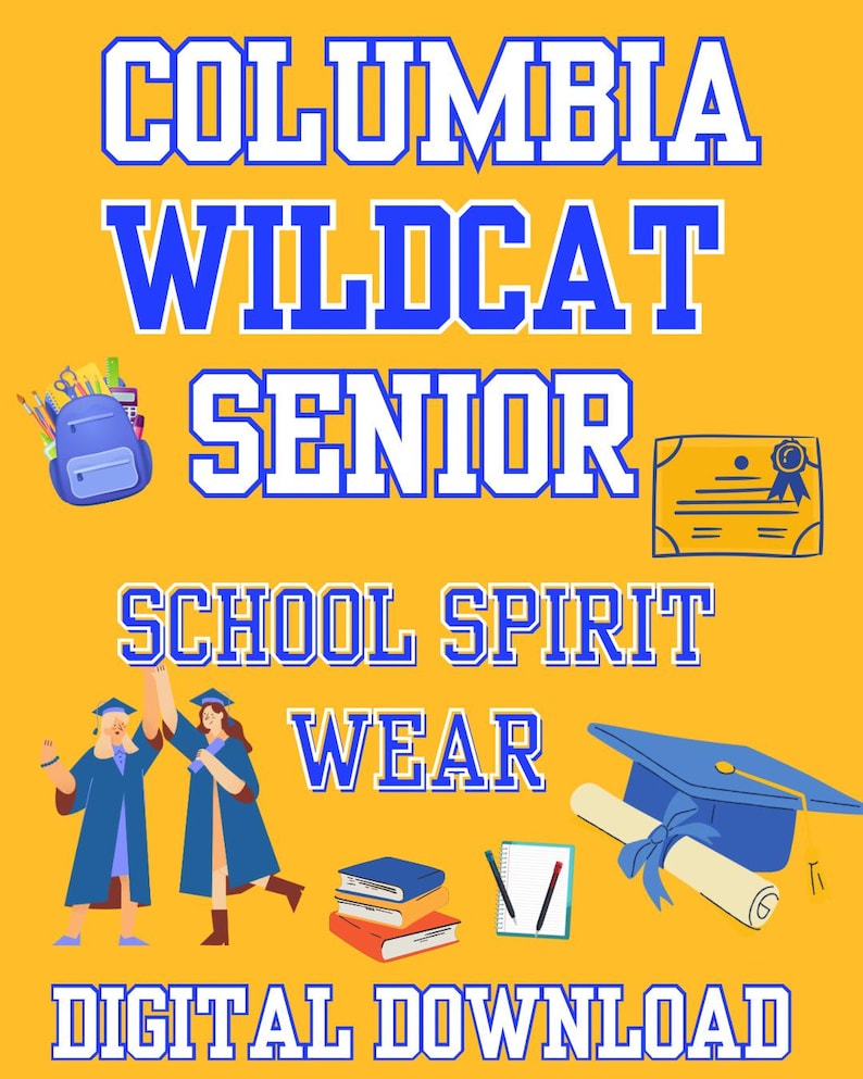 Wildcat Senior School Spirit - Etsy