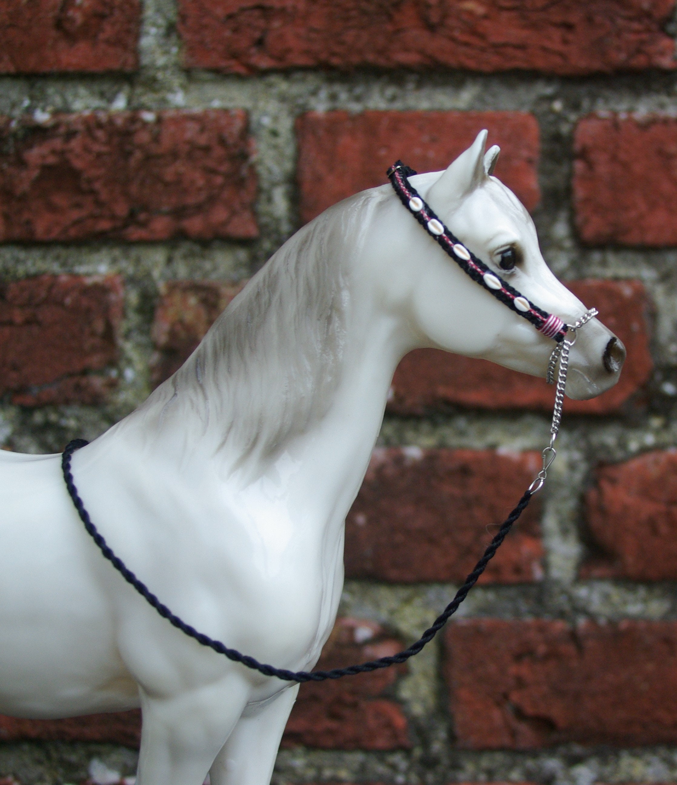 Model Horse Arabian Show Halter - Black - Etsy