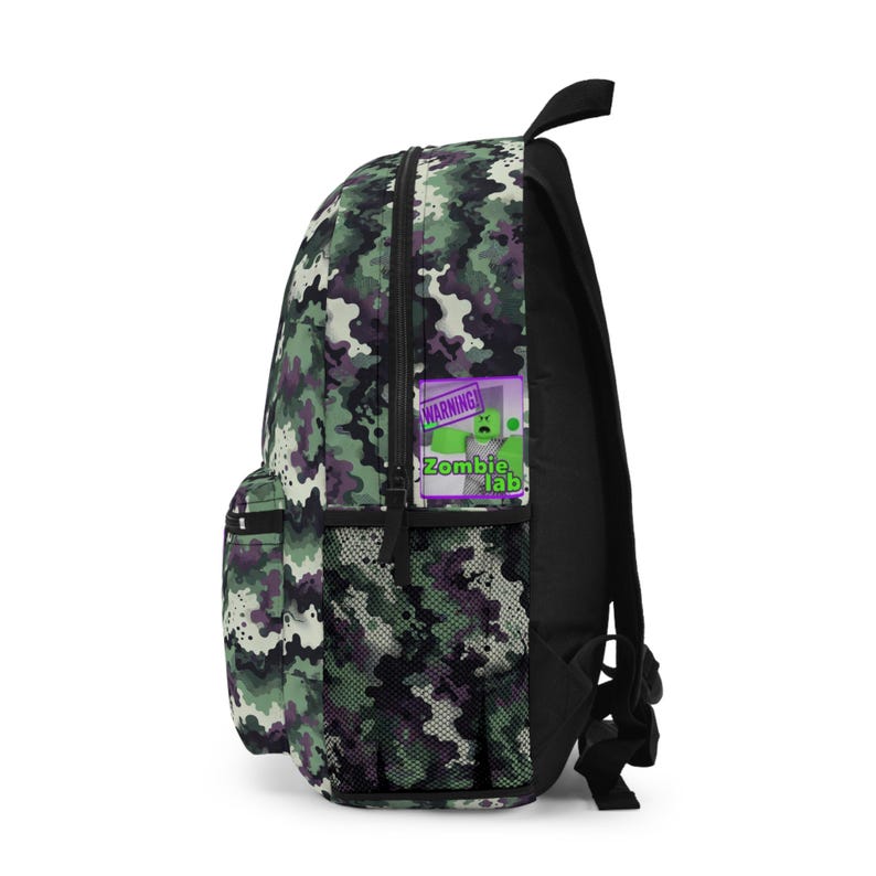 Roblox Zombie Lab Camo Backpack: Student Laptop Bag - Etsy
