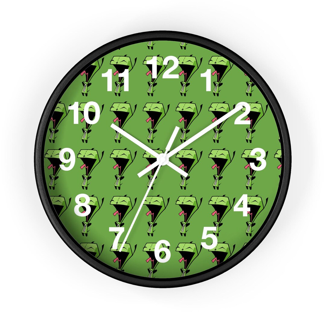 Invader Zim 'gir Scream' Wall Clock: Fun Kitchen Decor - Etsy