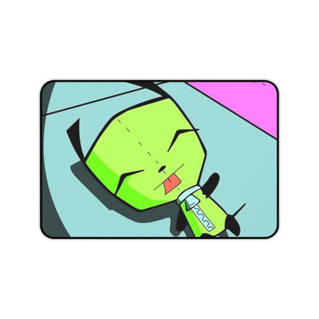 Invader Zim Gir Desk Mat: Colorful Neoprene Gaming Mouse Pad - Etsy
