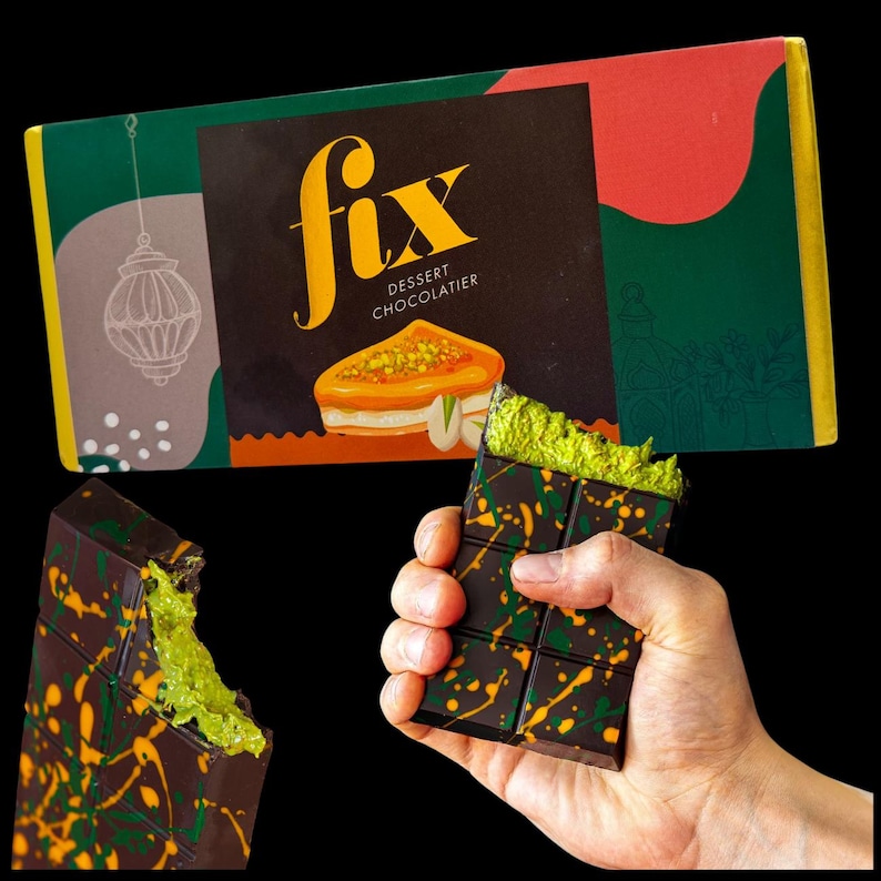 Fix Dessert Chocolatier Can't Get Knafeh of It Hero Dark Chocolate ...
