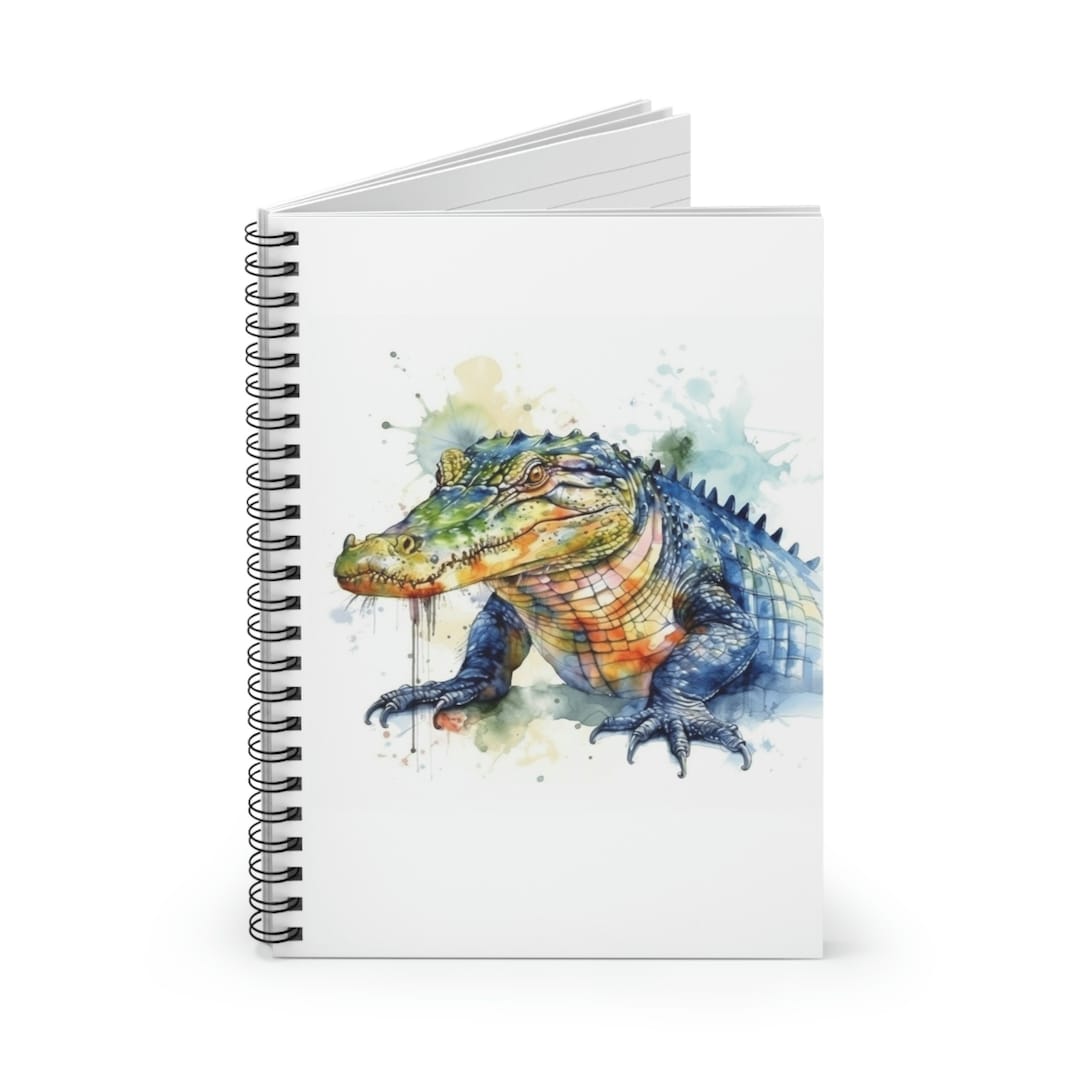Alligator Spiral Notebook, Gator Notebook - Etsy