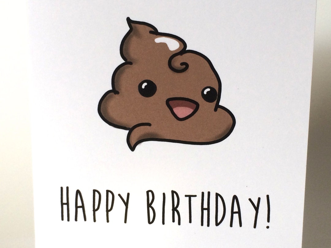 Poop Birthday Card, Inappropriate Birthday Card, You're the Sit, Adult ...