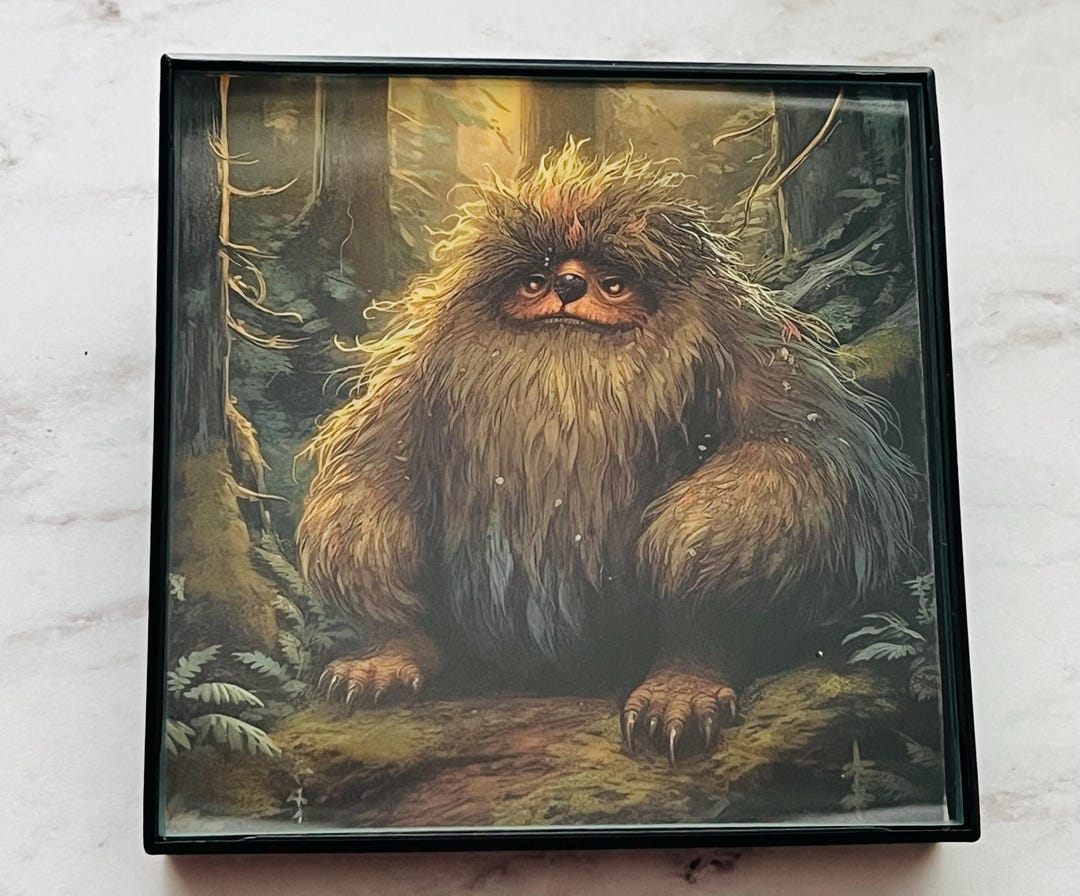 Keeper of the Forest, Mystical Woodland Creature Art Print, Fantasy ...