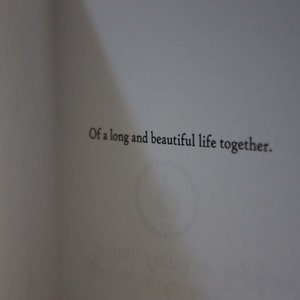 May This Be the Beginning of a Long and Beautiful Life Together, Bride ...