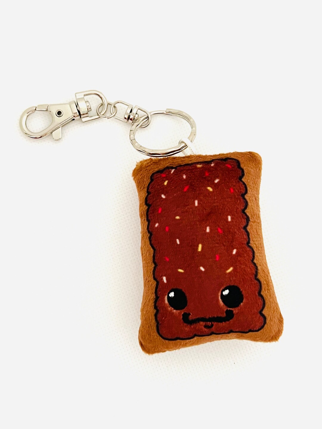 Chocolate Papa Pastry Plush Keychain, Original Character Design ...
