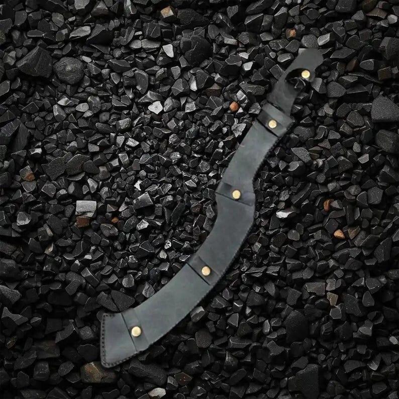 Egyptian Khopesh Handmade Sickle Sword With Sheath | Ancient Sword ...