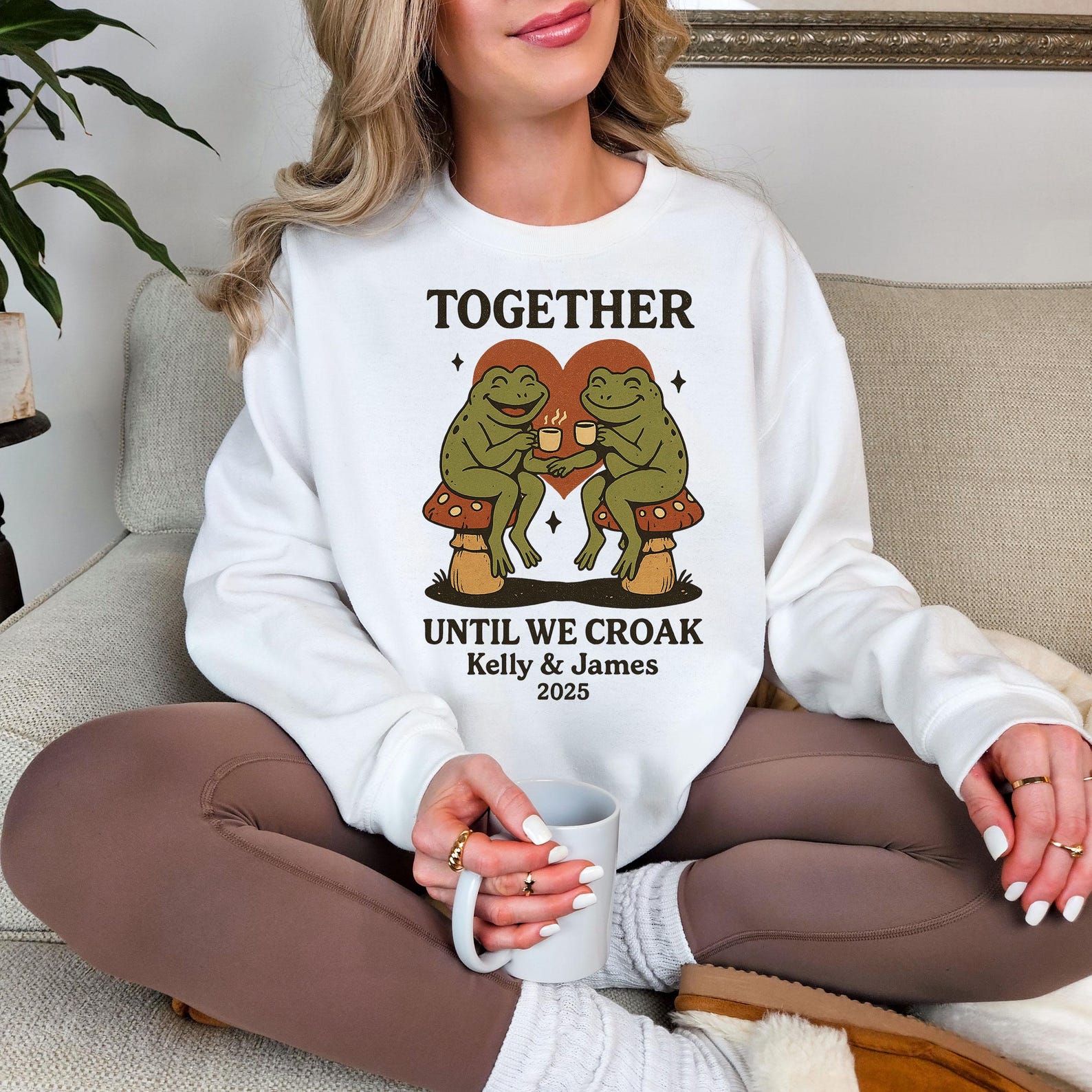 Personalized Wedding Frog Png, Together Until We Croak, Romantic Custom ...