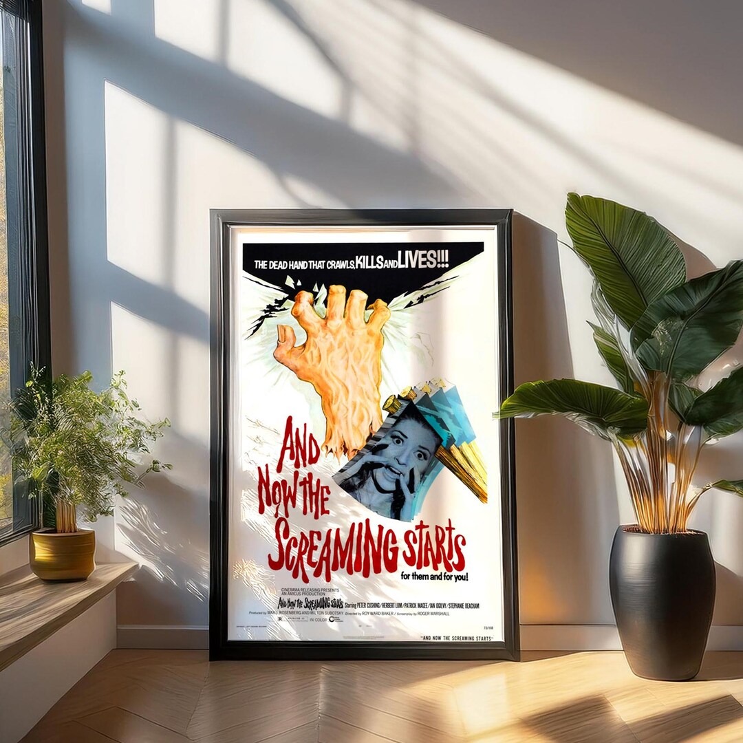 Vintage Amicus Horror Film Poster: and Now the Screaming Starts Movie ...