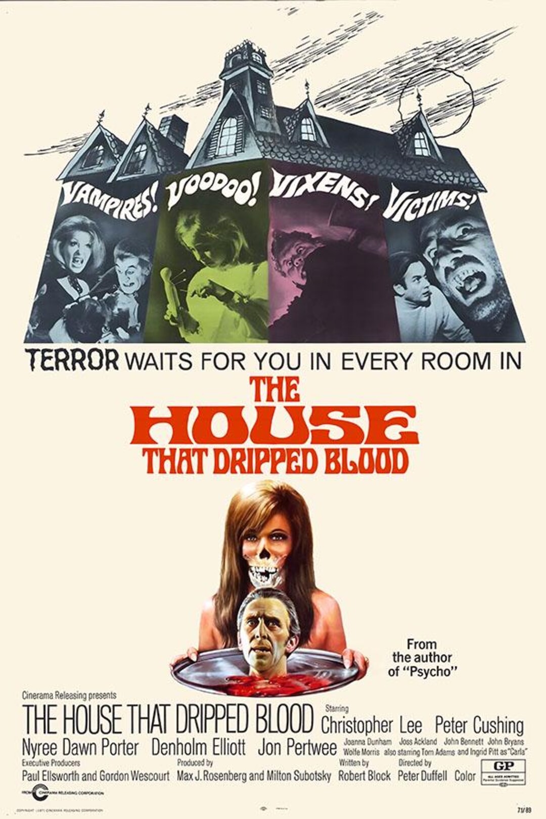 Vintage Amicus Horror Film Cinema Poster Birthday Gift for Partner ...