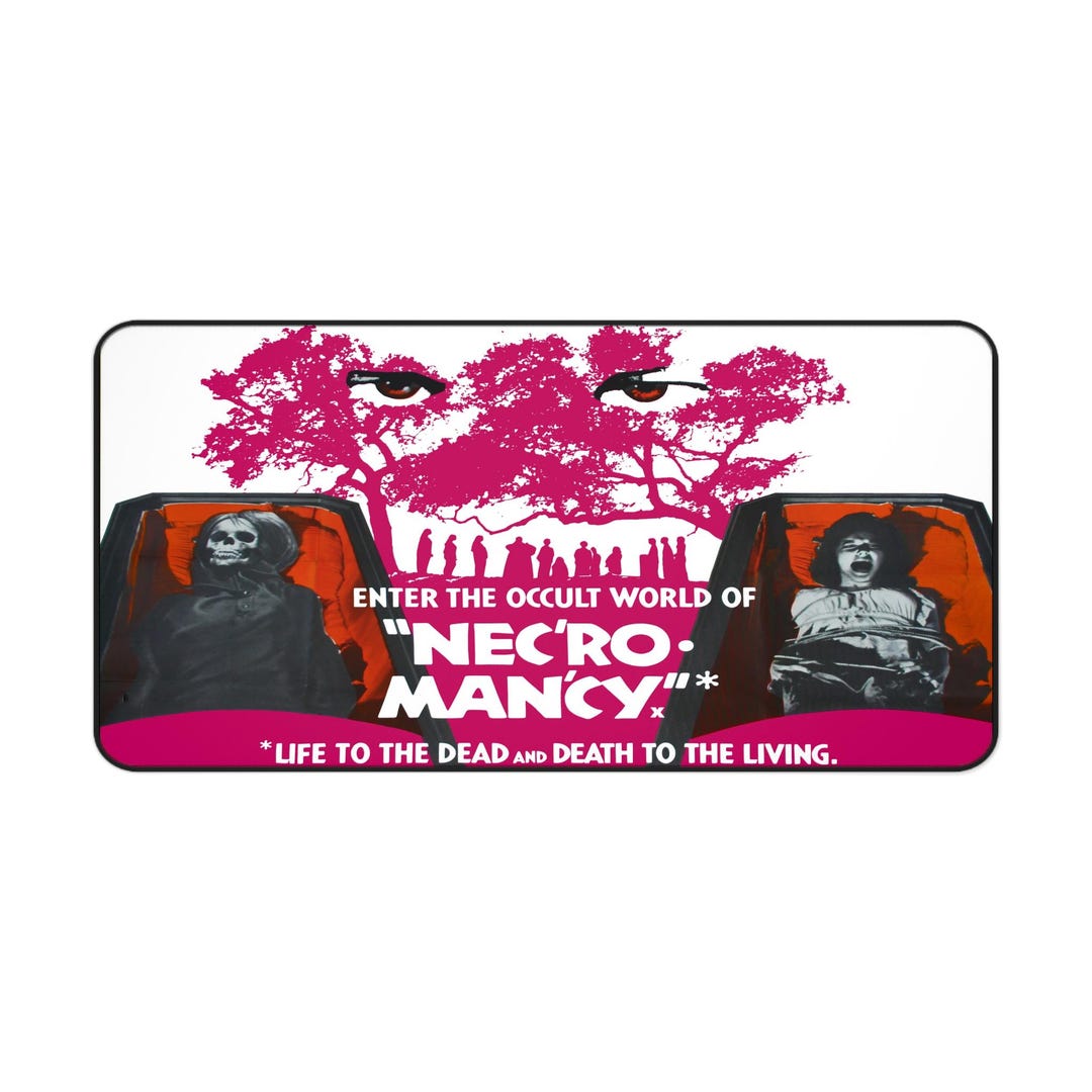 Necromancy Desk Mat, Occult Gothic Office Decor - Etsy