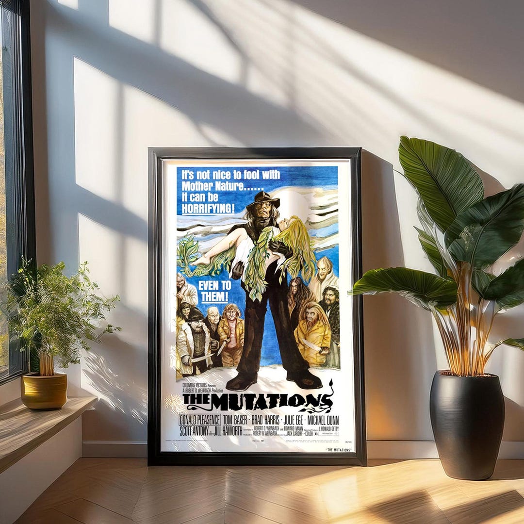 The Mutations Restored Film Poster: 1970s British Horror Sci-fi B-movie ...