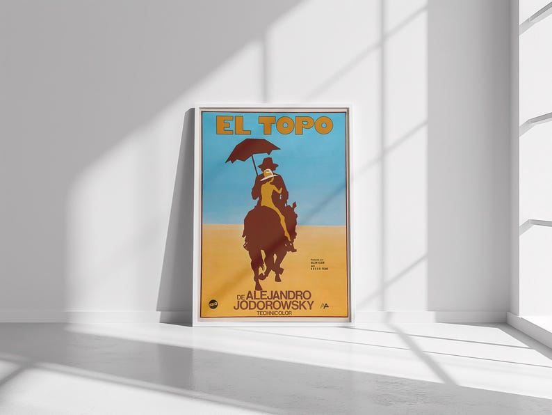 Vintage El Topo Cult Film Poster: 1970s Acid Western Art - Etsy Australia