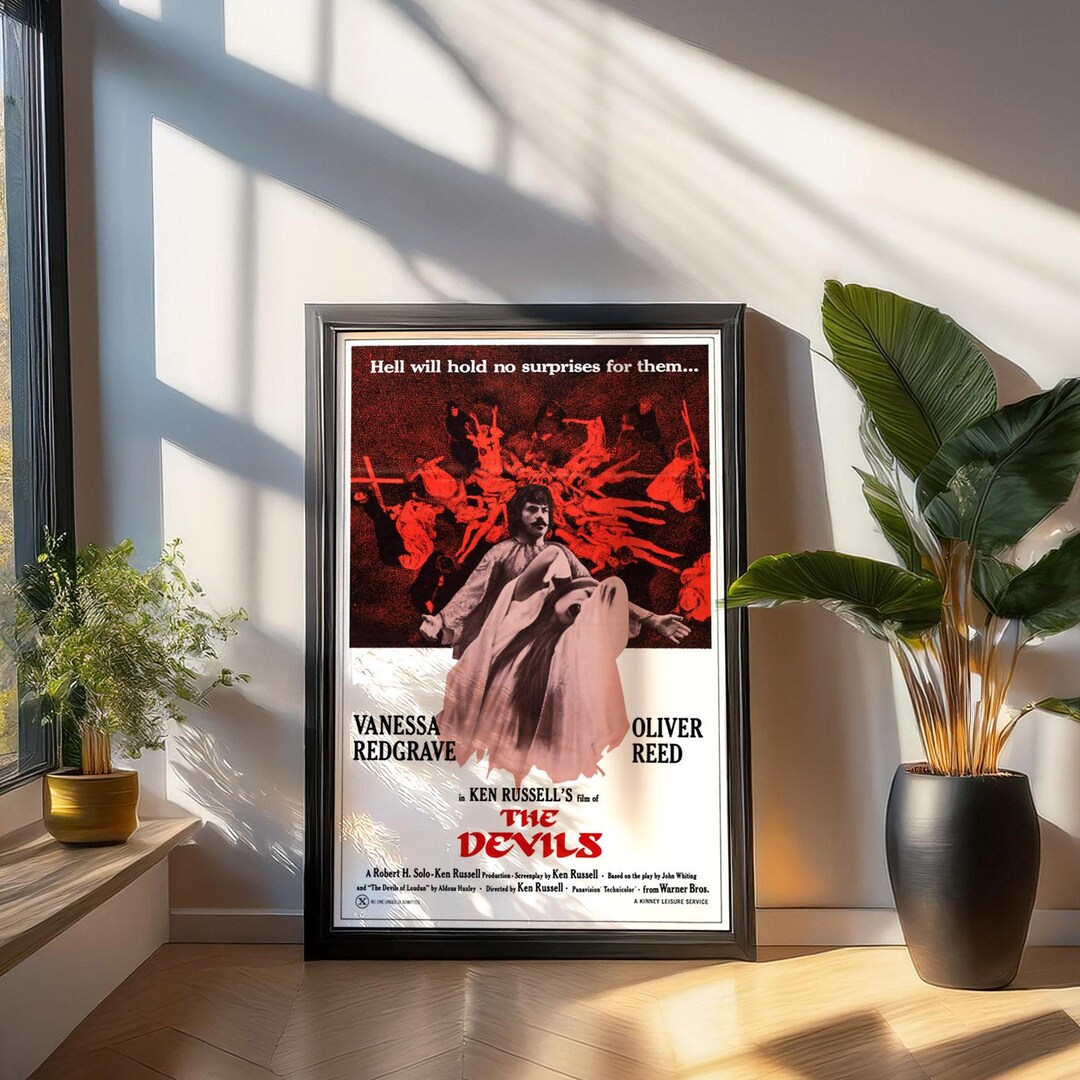 The Devils Restored 1970s Film Poster: Cult Horror Movie Print Gift ...