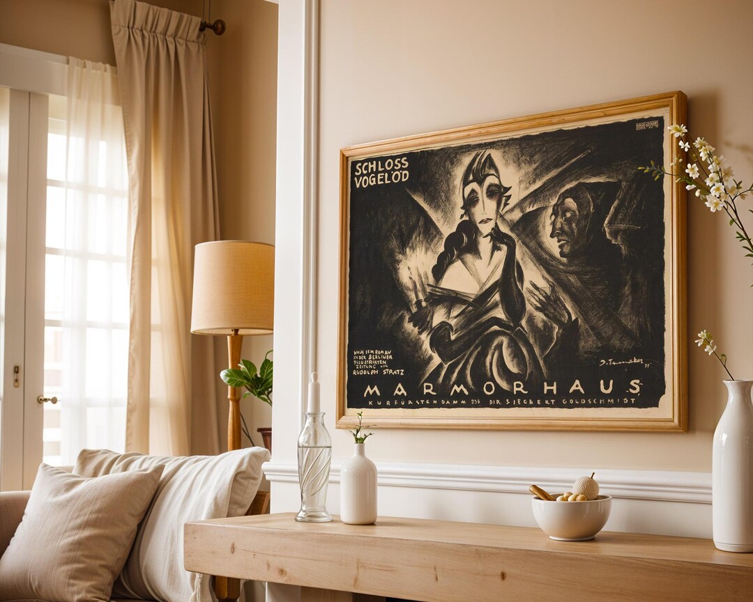 Schloß Vogelöd (the Haunted Castle) - 1920s Silent Horror Film Poster ...