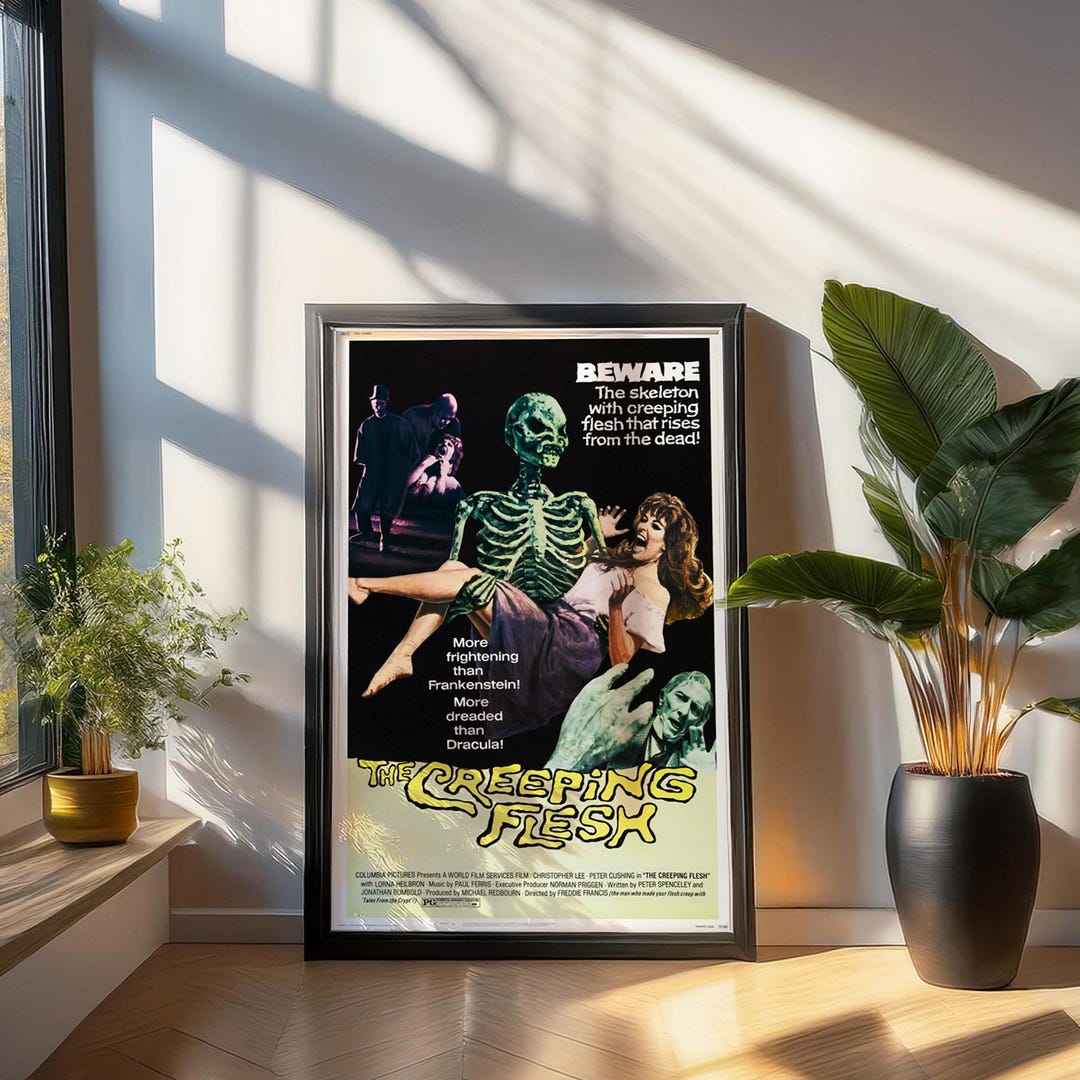The Creeping Flesh Restored Tigon Horror Film Poster: 1970s Horror ...