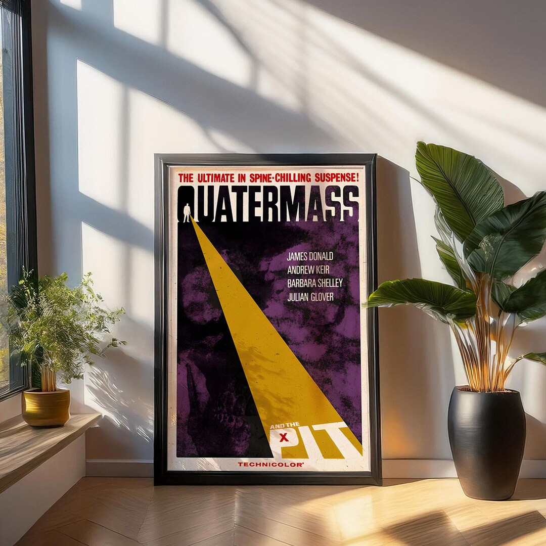 Quatermass and the Pit Hammer Film Poster: Vintage Gothic Horror Art - Etsy