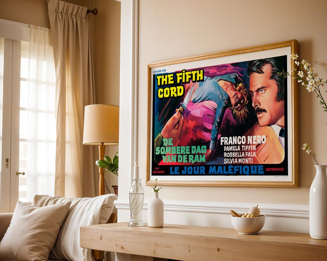 Vintage Giallo "the Fifth Chord" 1971 Restored Movie Poster - 1970s ...