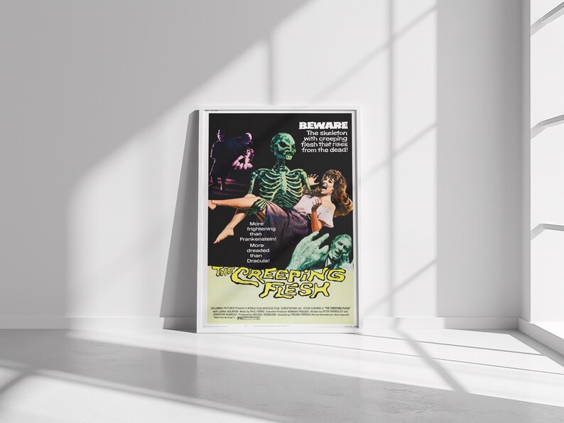 The Creeping Flesh Restored Tigon Horror Film Poster: 1970s Horror ...
