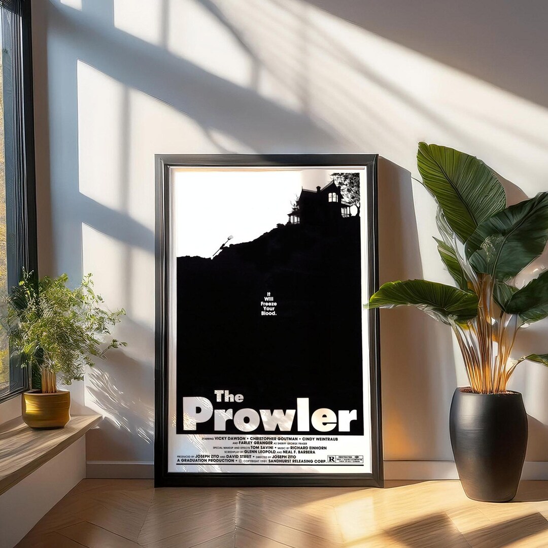 The Prowler 1980s Horror Restored Movie Poster: Cult Slasher Film Wall ...