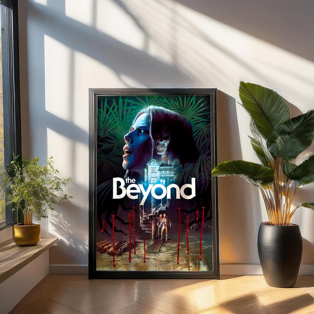 The Beyond Restored Movie Poster: 1980s Supernatural Horror Film Print ...