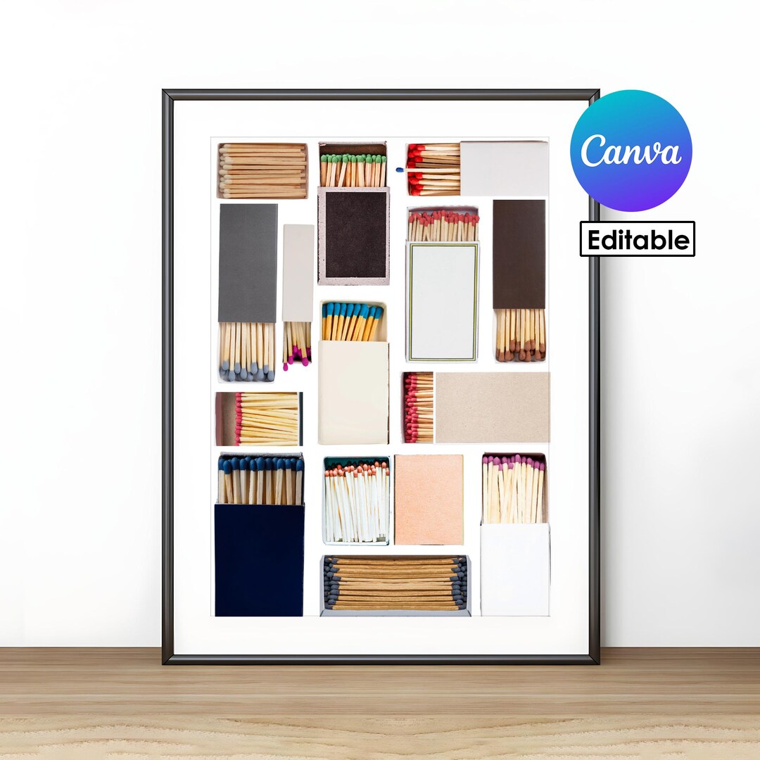 Custom Matchbooks Printable Template, Custom Matchboxes, 18th Birthday ...