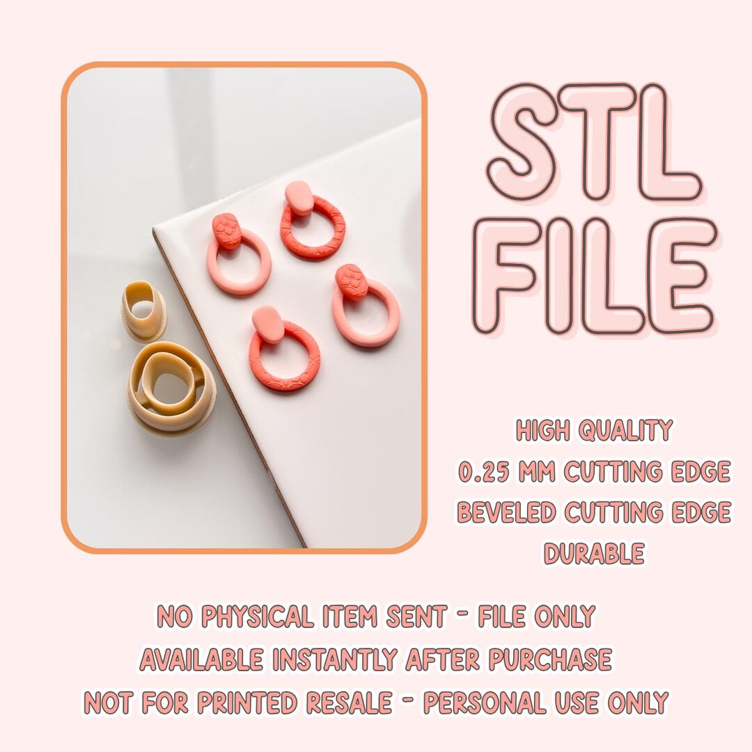 Overlap Set STL Clay Cutter Digital File - Etsy