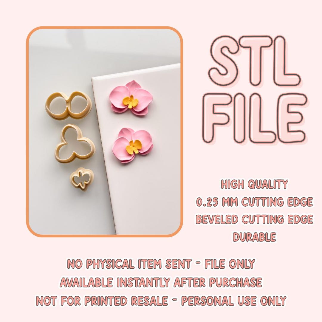 Orchid Builder STL Clay Cutter Digital File - Etsy