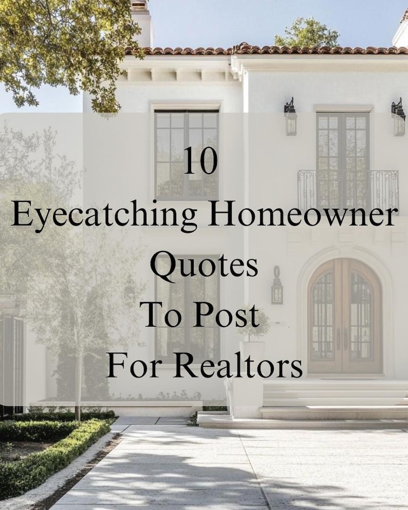 Inspirational Real Estate Quotes for Social Media - Boost Your Business ...