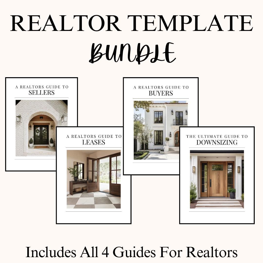 Real Estate Success Kit | New Agent & Seller Toolkit Bundle | 4 Guides ...