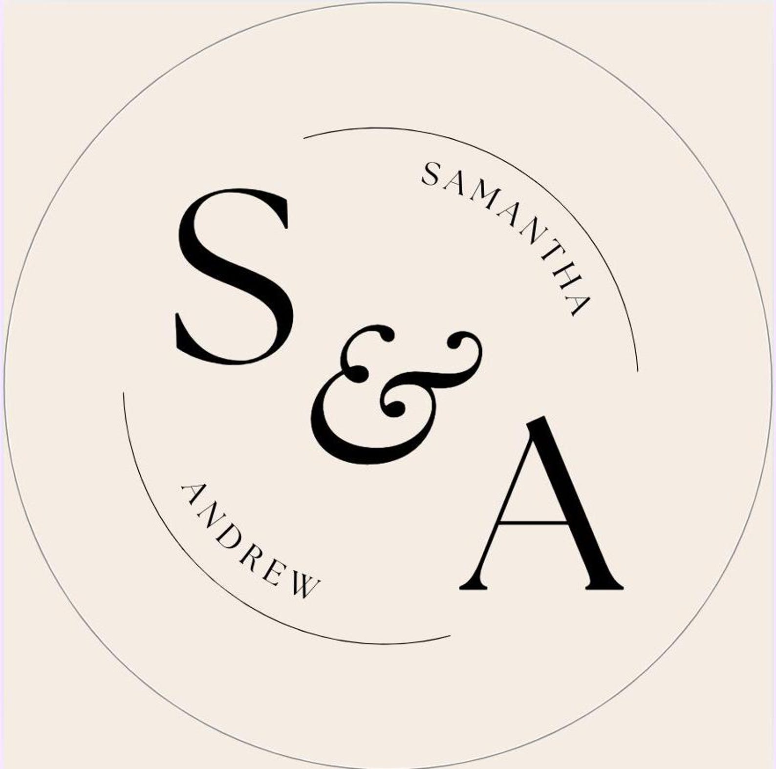 Custom Wedding Circle Sticker Labels – Personalized Favor Stickers ...