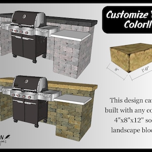 Dawn Grill Station Design - DIY Grill Station Plans - Step-by-step ...