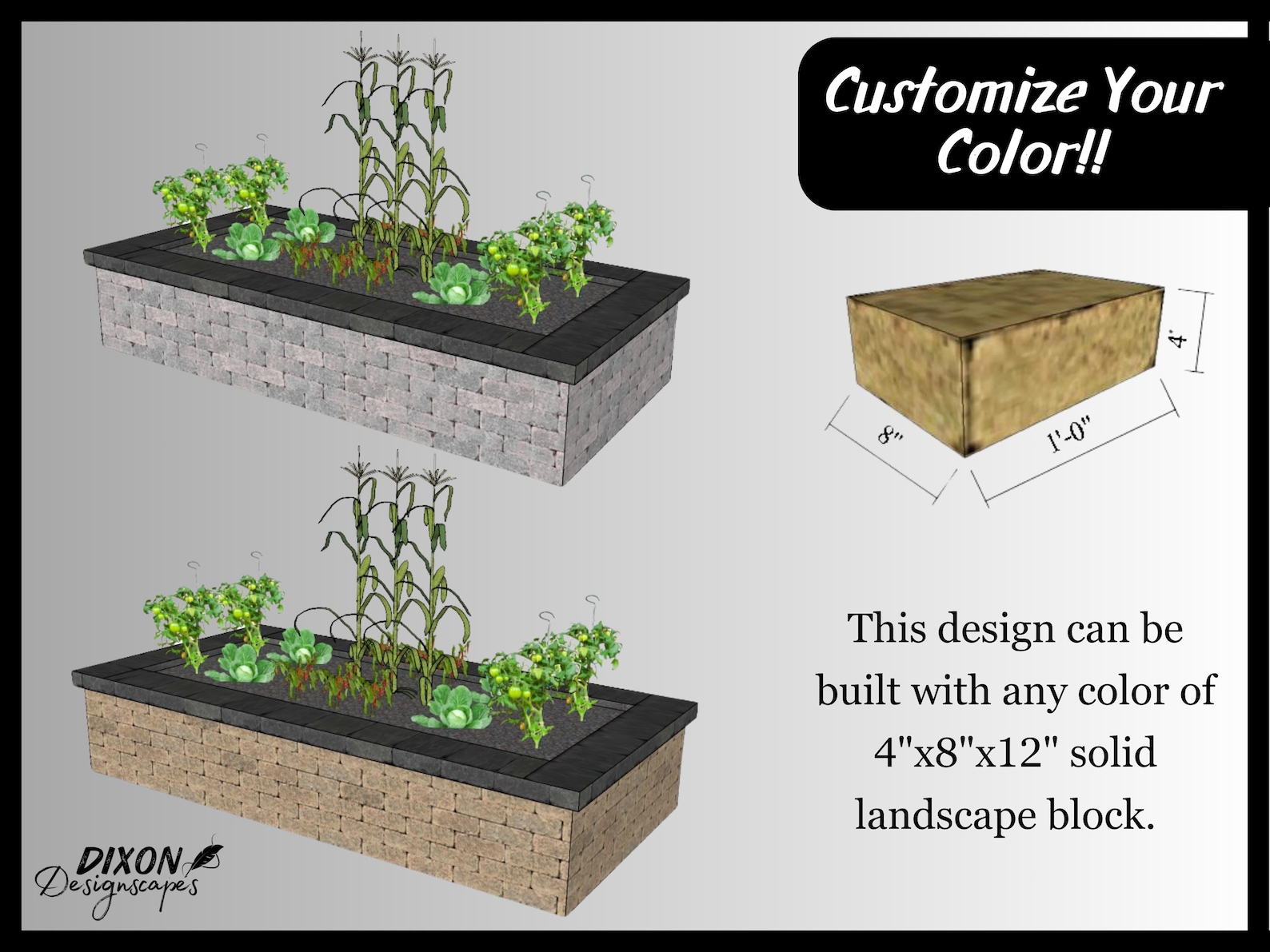 Raised Garden Bed Design - DIY Garden Bed Plans - Step-by-step Building ...