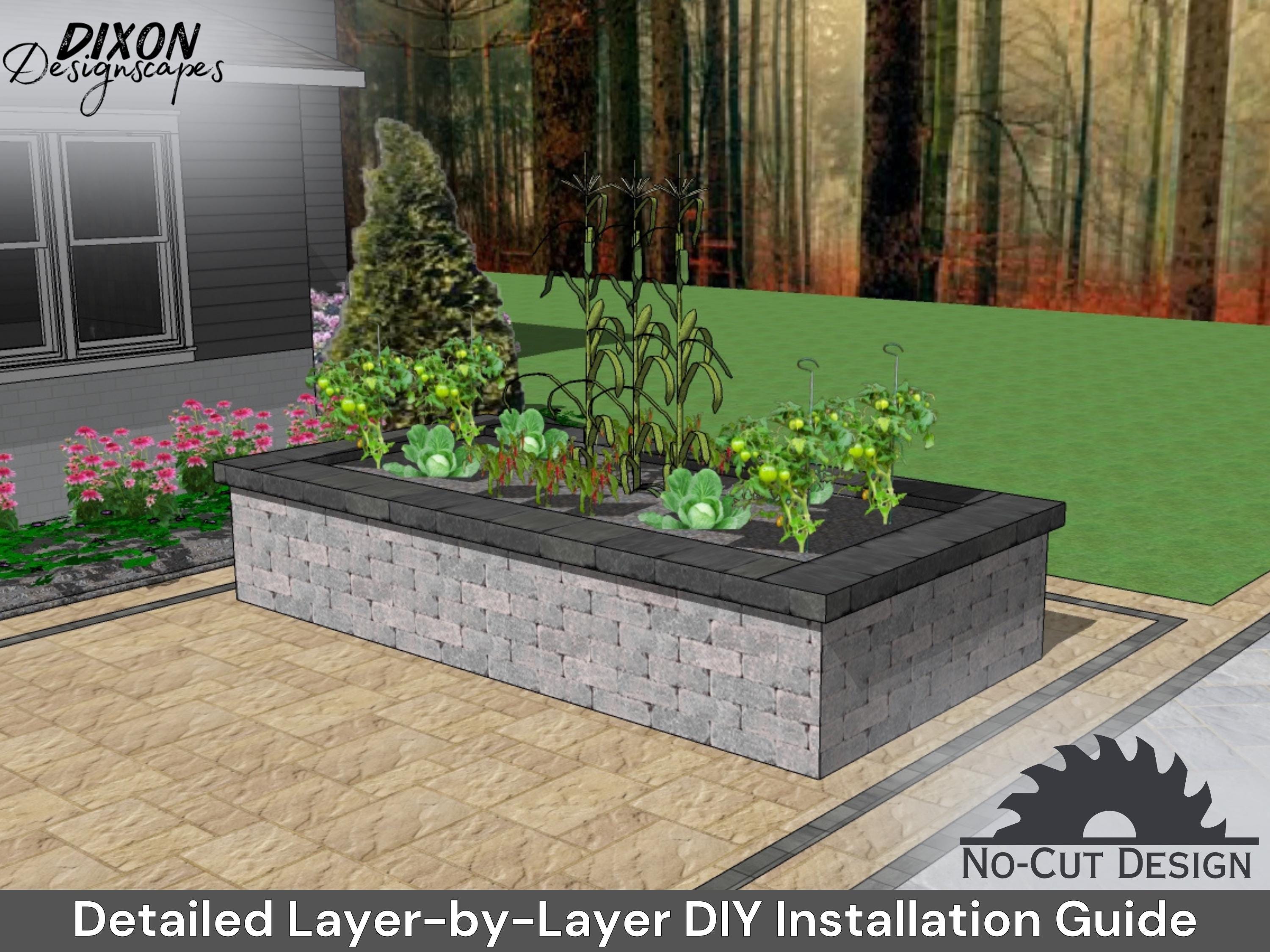 Raised Garden Bed Design - DIY Garden Bed Plans - Step-by-step Building ...