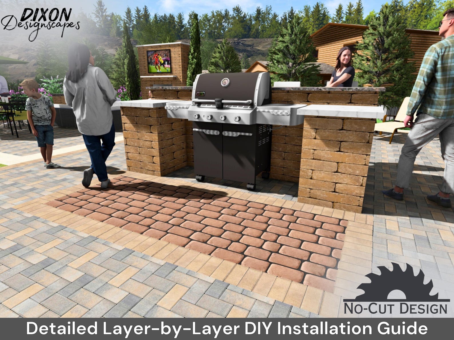 Iris Grill Station Design - DIY Grill Station - Step-by-step ...