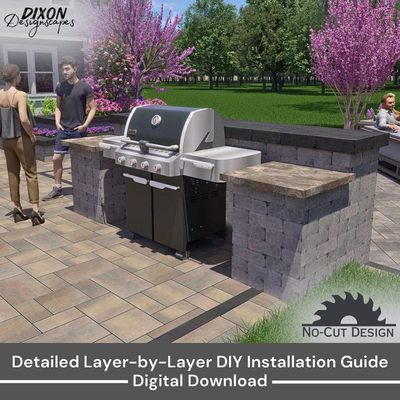 Dawn Grill Station Design - DIY Grill Station Plans - Step-by-step ...