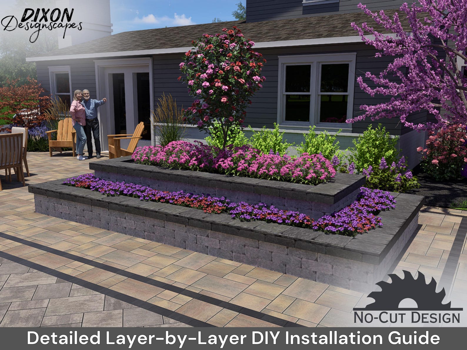 Rosa Garden Bed Design - DIY Raised Garden Bed Plans - Step-by-step ...