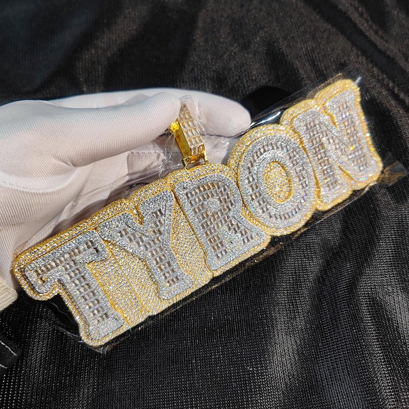 12 Letter Hip Hop Chain - Etsy