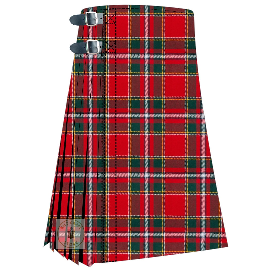 Drummond of Perth Tartan Kilt: Custom 8-yard Heavy Acrylic Wool ...
