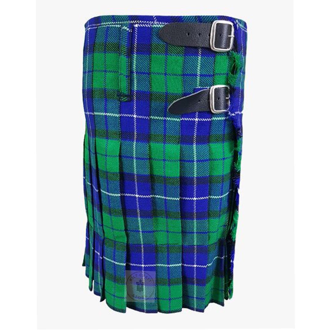 Clan Freedom Tartan Kilt for Men-8-yard Traditional Highlander Scottish ...