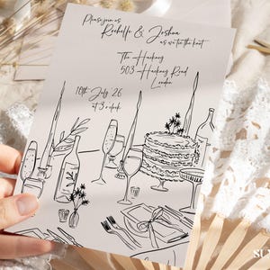 Hand Drawn Invitation Template | Editable Fun Template | Whimsical ...