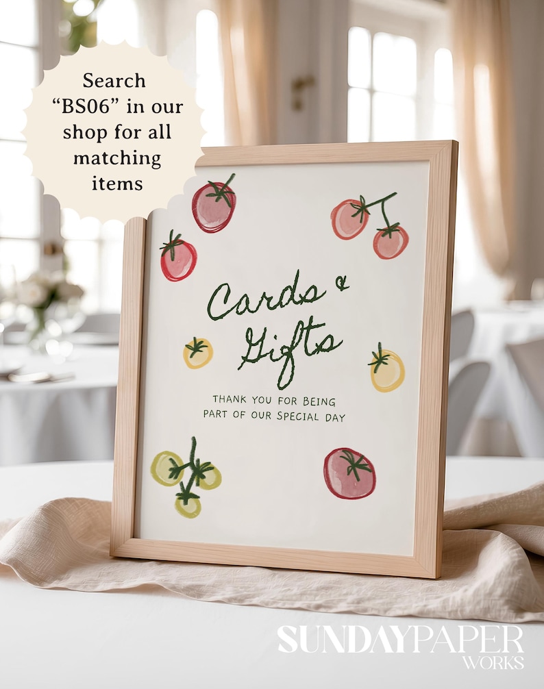 Farmers Market Baby Shower Tag Templates, Illustrated Party Favour Tags ...