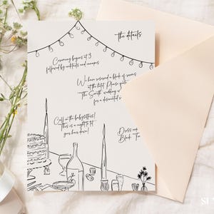 Hand Drawn Invitation Template | Editable Fun Template | Whimsical ...