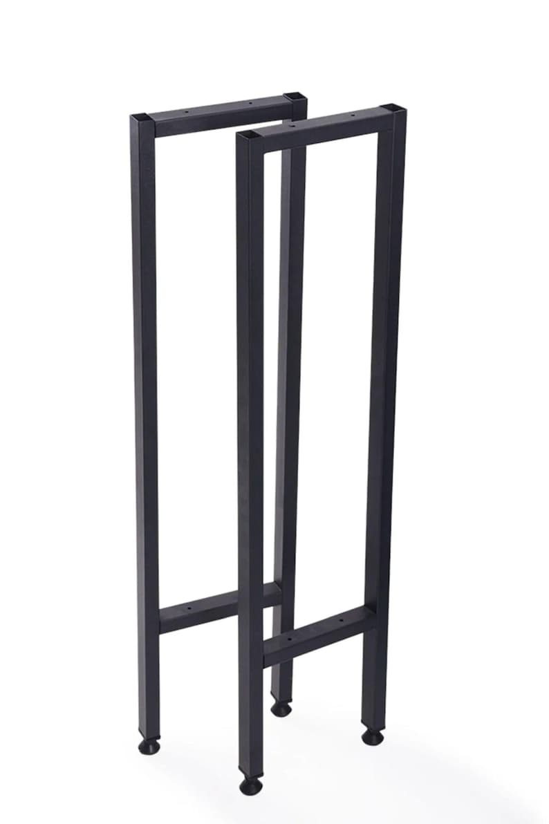 Modern Steel Table Legs, Heavy-duty, Set of 2 - Etsy
