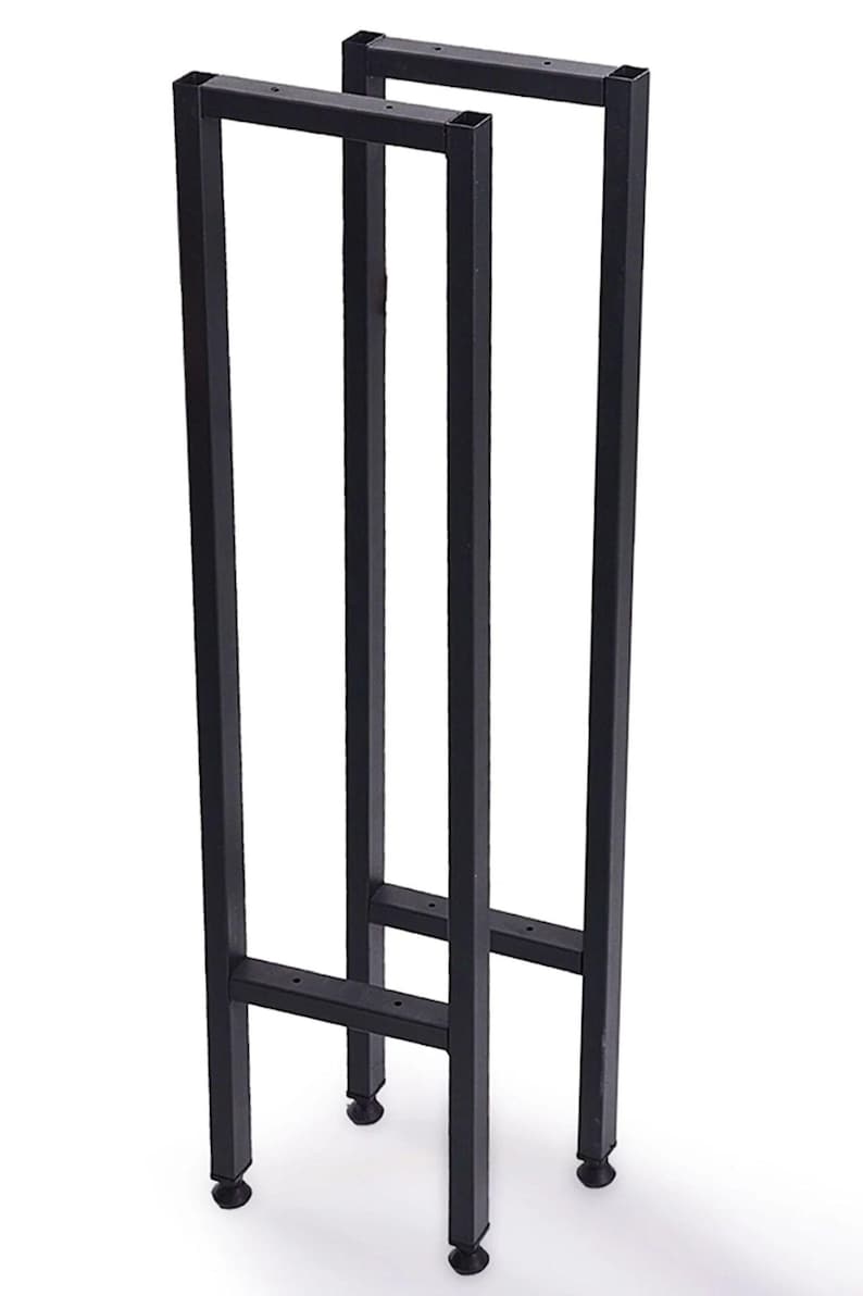 Modern Steel Table Legs, Heavy-duty, Set of 2 - Etsy