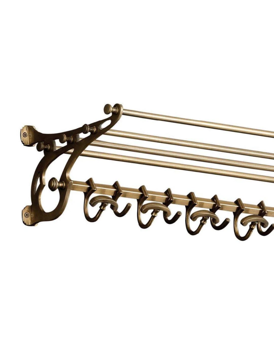 French Coat Rack Luggage Wall Mounted Rack Shelf Coat With Shelf Train ...