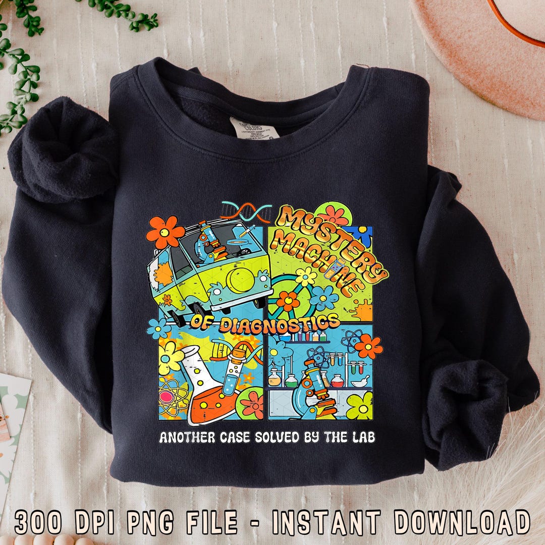Lab Week 2025 Mystery Machine Png, Mystery Machine of Diagnostics Png ...
