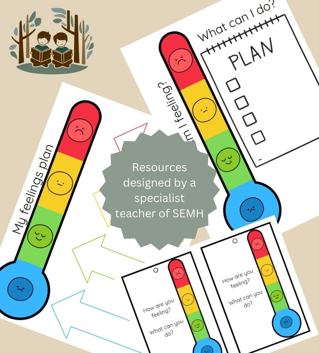 Feelings Thermometer Daily Check in Resources - Etsy